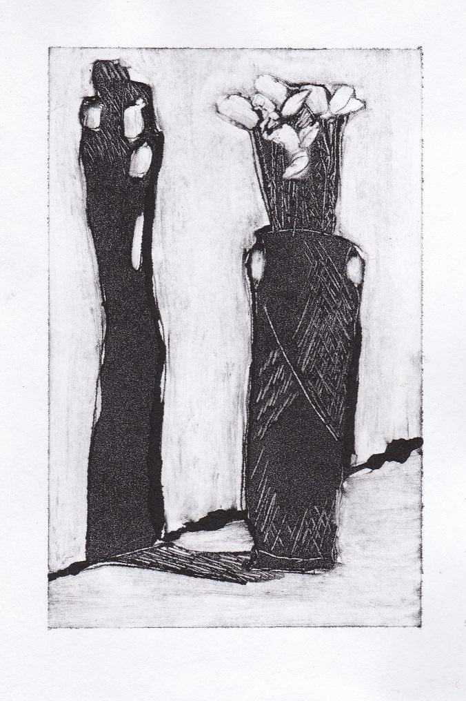 stage d’initiation au monotype sur verre, #1 – Patrick Laurin